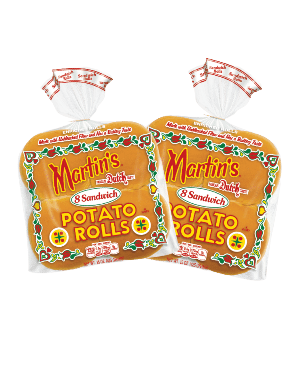 Köp Martins potato buns Martin´s Potato Rolls 2 pack - 16 sandwich ...
