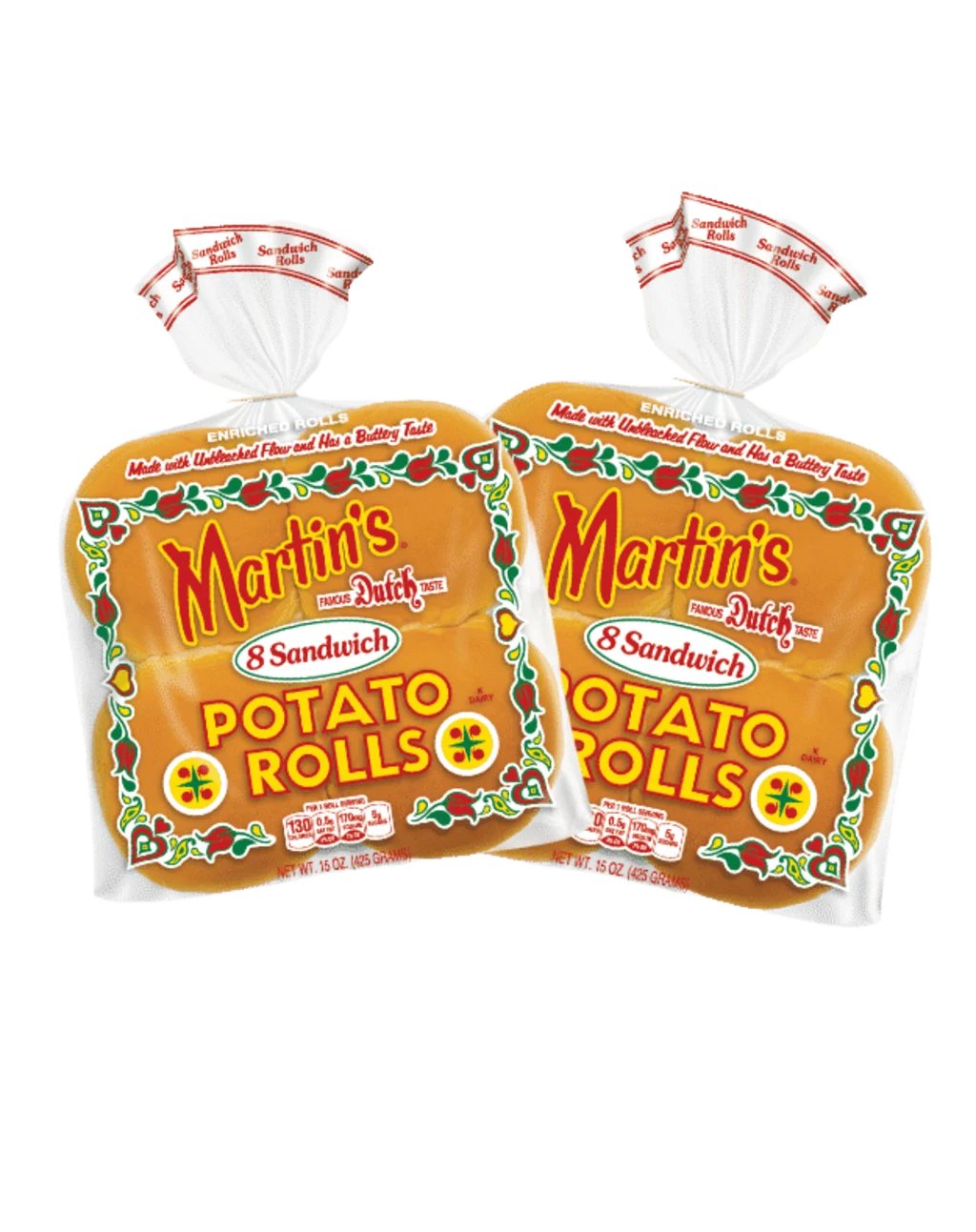 Köp Martins potato buns Martin´s Potato Rolls 2 pack - 16 sandwich ...