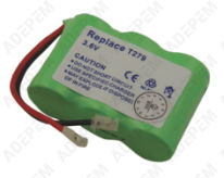 Batterie 3,6v 600mah T301 - Telephone | Retrait magasin gratuit | 14,80€