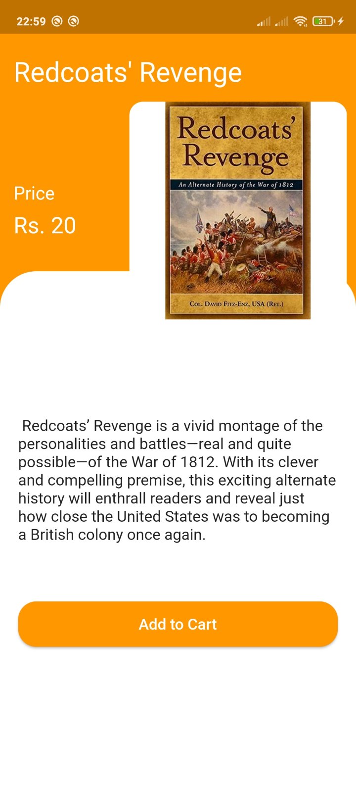 Book Shop App in Flutter