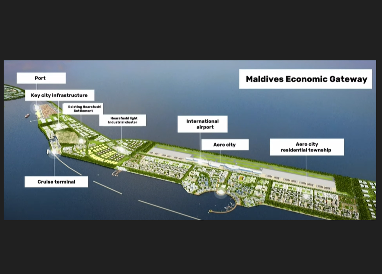 Adhadhu - International airport planned at Maldives Economic Gateway