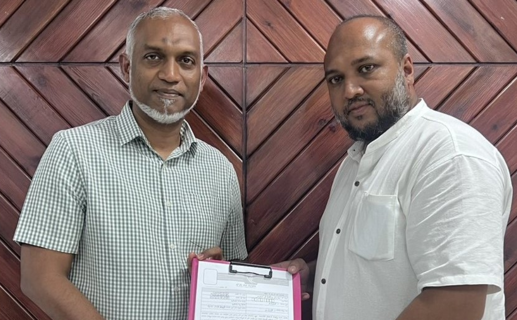 Adhadhu - MDP councillor-elect sworn in as PNC member