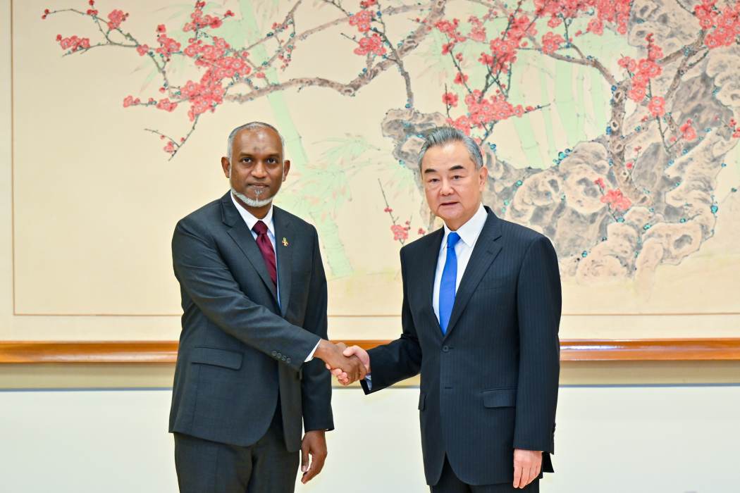Muizzu holds talks with Chinese Foreign Minister