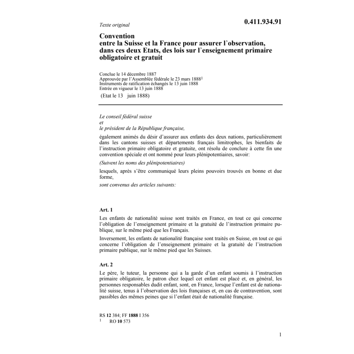 Conv. enseignement primaire France | Teil 0.4