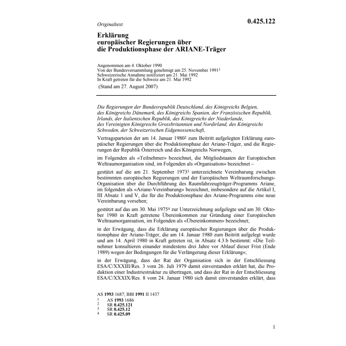 Erkl. Produktionsphase ARIANE-Träger | Teil 0.4