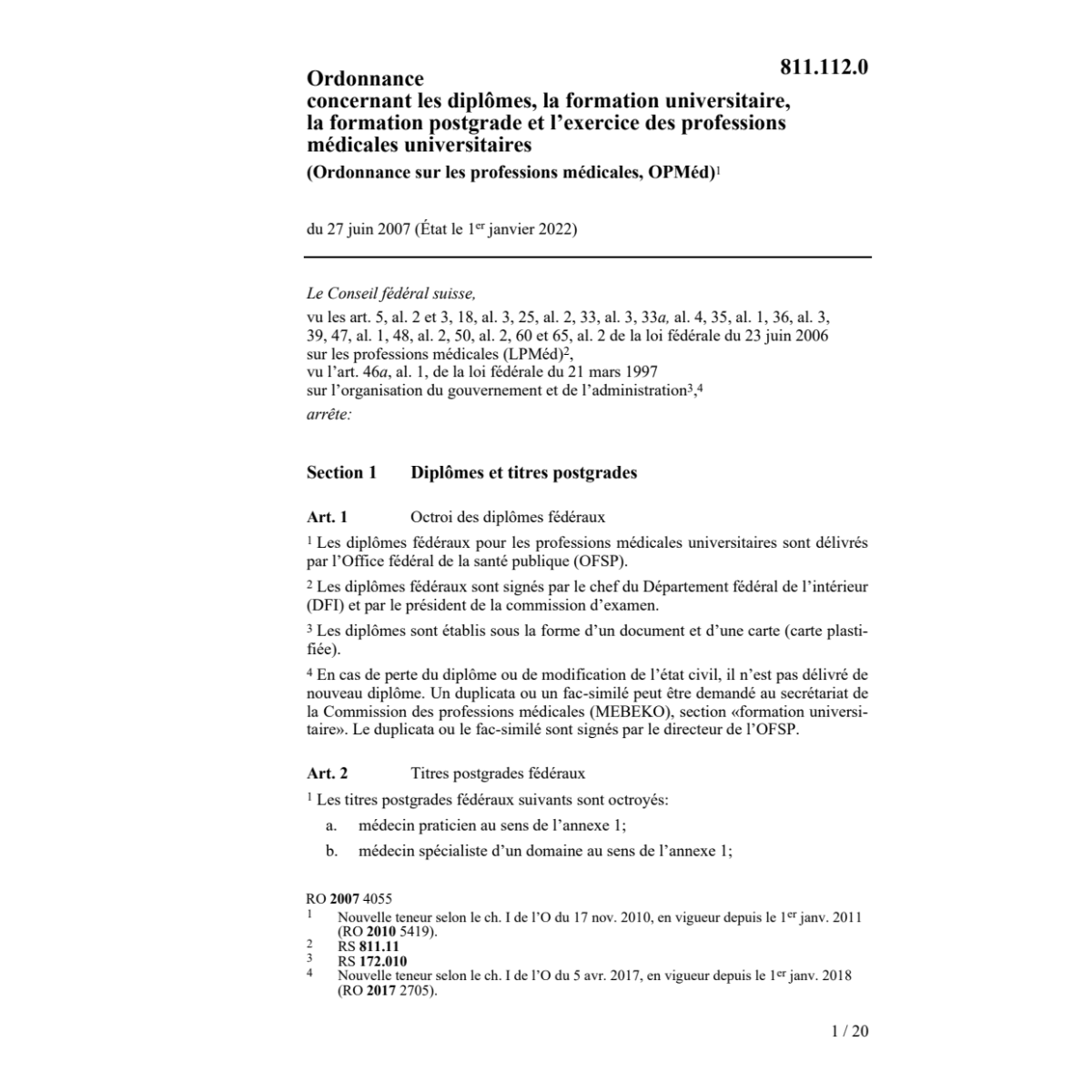 O professions médicales,OPMéd | Teil 8