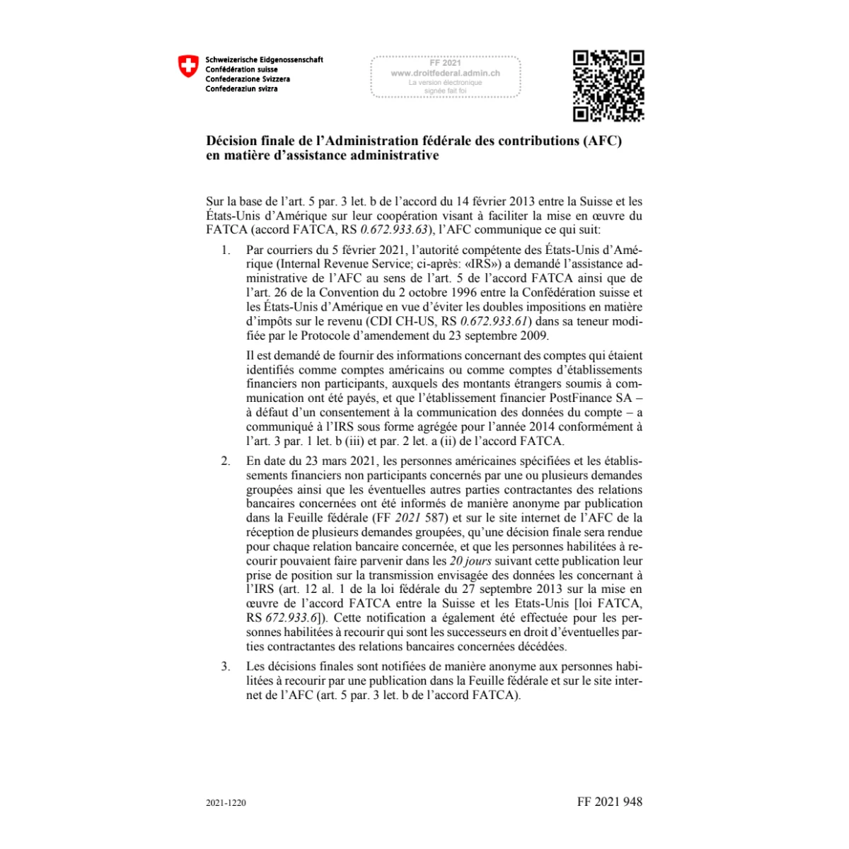 FF 2021 Nr. 70 | 2021