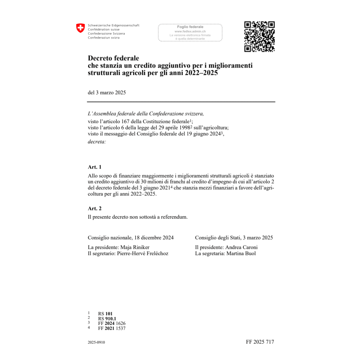 FF 2025 Nr. 47 | 2025