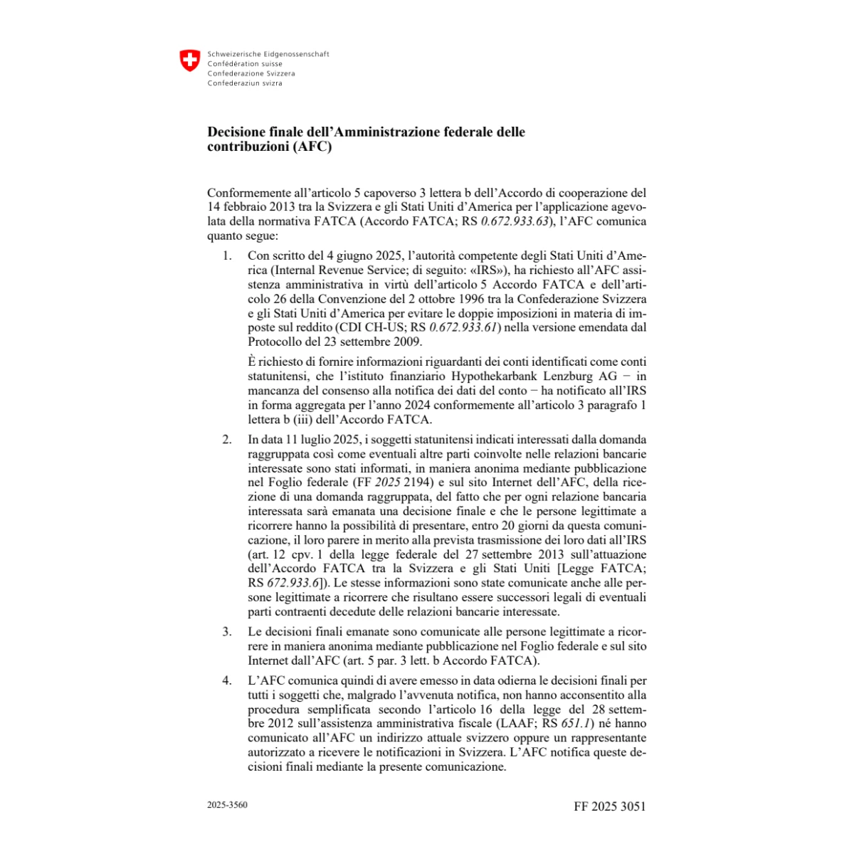 FF 2025 Nr. 201 | 2025