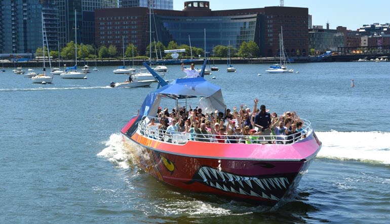 Codzilla Speedboat Rides Boston Harbor