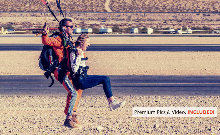 Las Vegas Tandem Skydive, Premium Access with Photos & Video