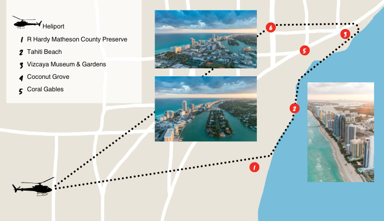Miami Helicopter Ride. Private Tour.
