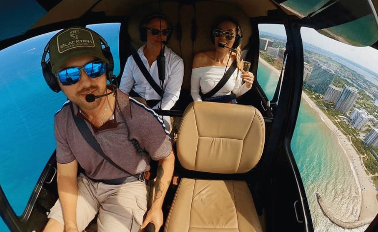 Private Helicopter Miami South Beach Sunset Tour - 30 Mins