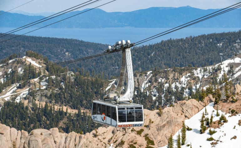 Palisades Tahoe Aerial Tram Ride, Lake Tahoe - Weekend
