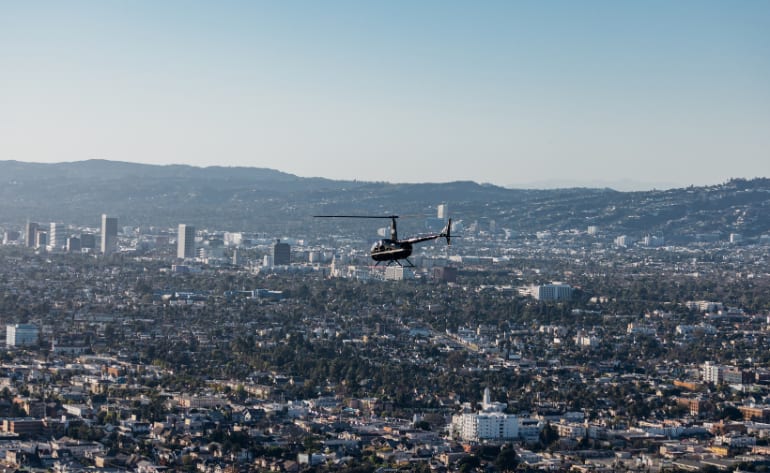 Helicopter Tour Los Angeles, Downtown LA Skyline - 24 Mins