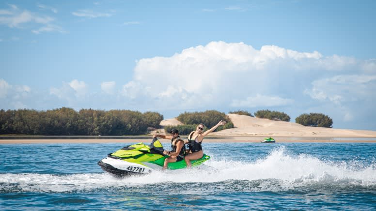 Hot Air Balloon Flight & 30 Minute Jet Ski Safari - Gold Coast - For 2 ...