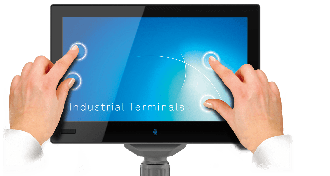 Rugged Shopfloor MES-Terminals MES9000 :: ADS-TEC Industrial IT