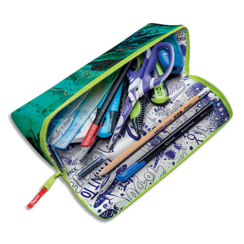 MAPED Trousse ouverture XXL, réversible et personnalisable. En ...
