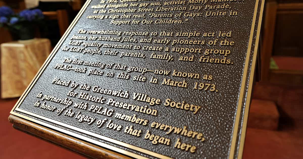 The first PFLAG meeting | March 11, 1973 | HISTORY