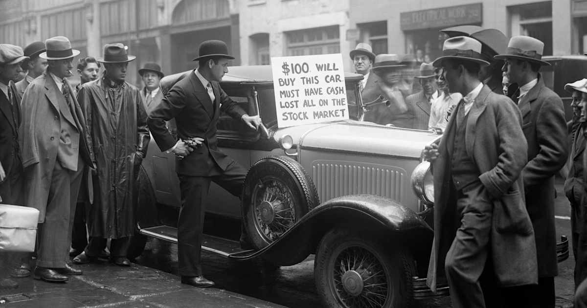 Stock market crashes on Black Tuesday | October 29, 1929 | HISTORY
