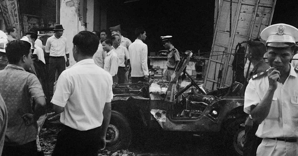 Bomb explodes outside U.S. Embassy in Saigon | March 30, 1965 | HISTORY