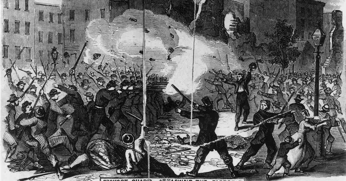 Draft riots rock New York City | July 13, 1863 | HISTORY