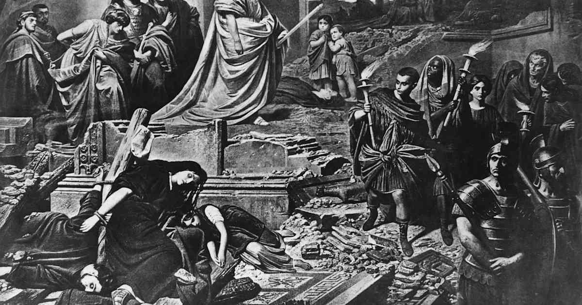 Great Fire Of Rome Christians