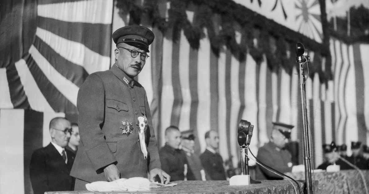 Japanese prime minister Hideki Tojo makes himself “military czar ...