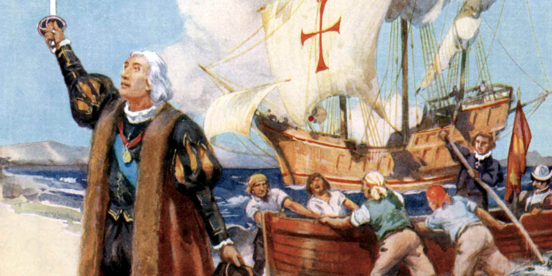 Columbus reaches the "New World" | October 12, 1492 | HISTORY