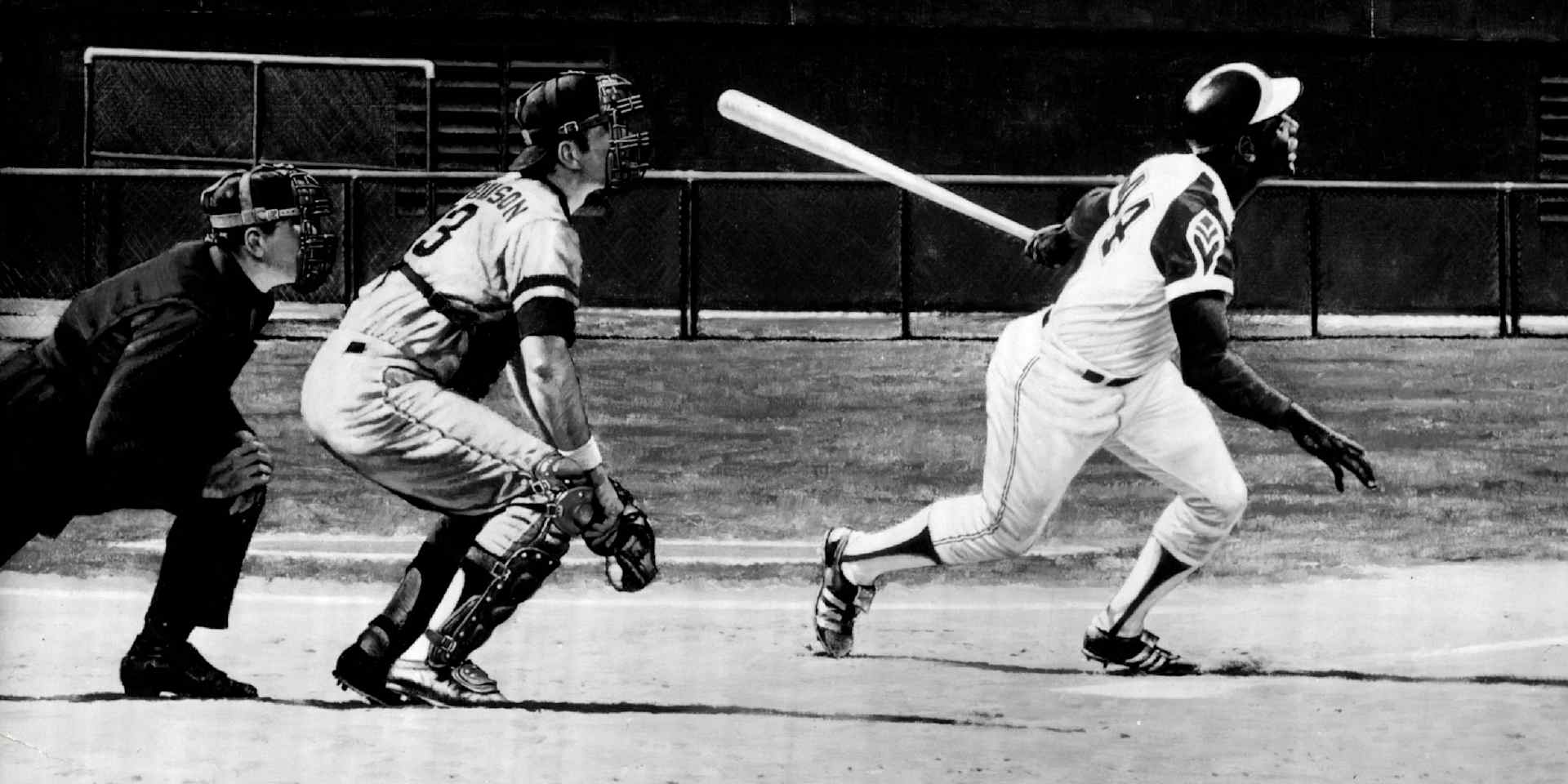 Hank Aaron breaks Babe Ruth’s all-time home run record | April 8, 1974 ...