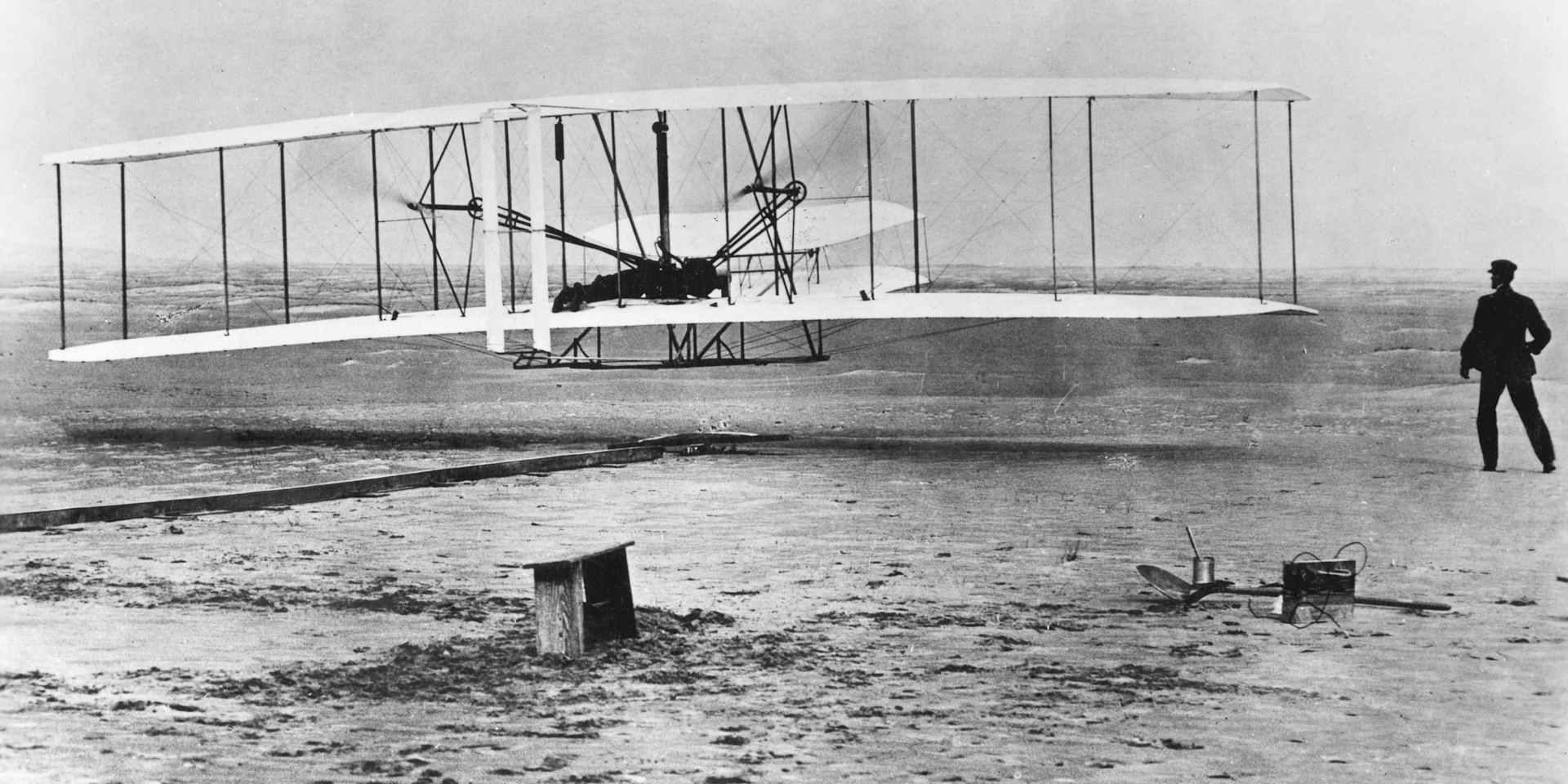 First airplane flies | December 17, 1903 | HISTORY