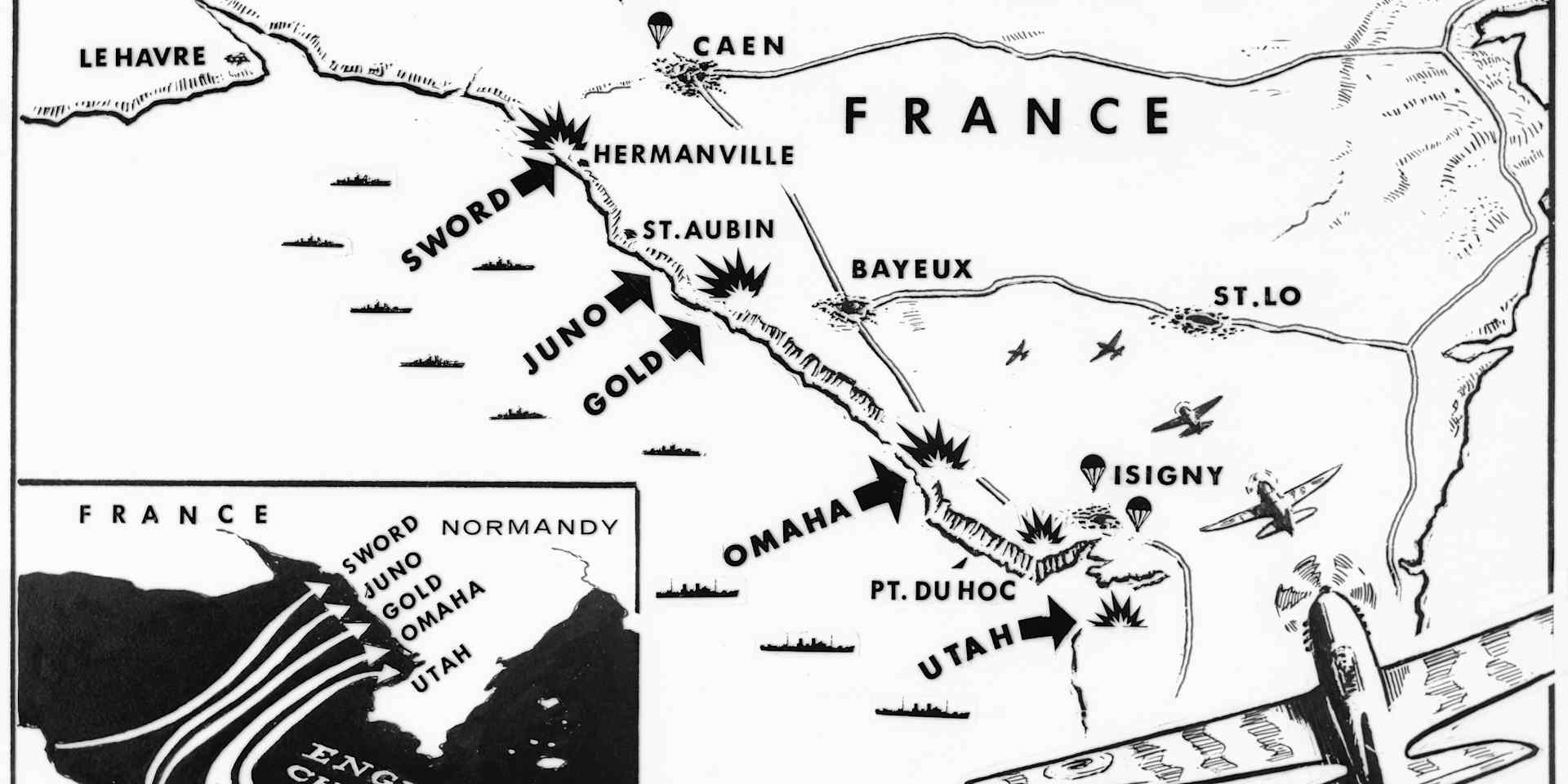 Landing at Normandy: The 5 Beaches of D-Day | HISTORY