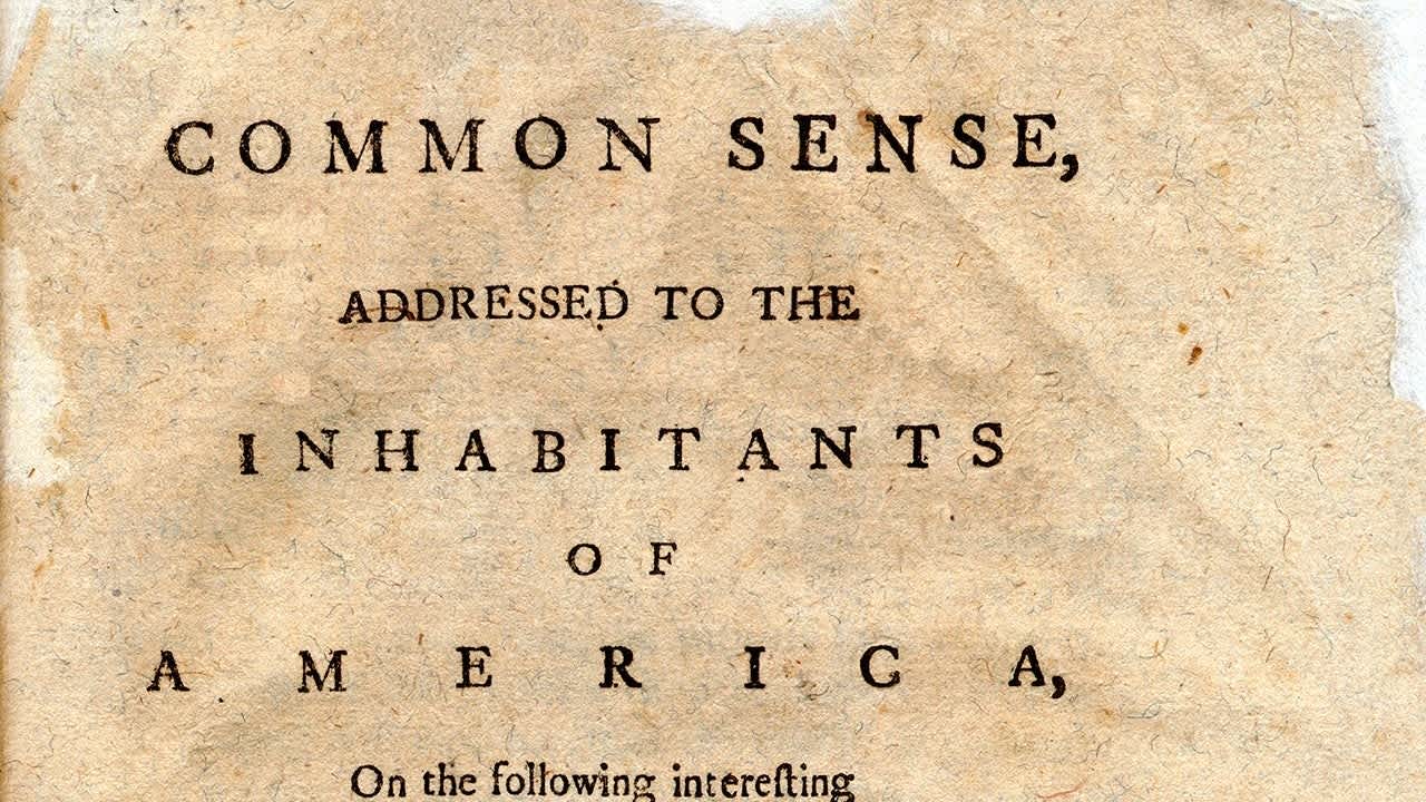 Thomas Paine publishes "Common Sense" | January 10, 1776 | HISTORY