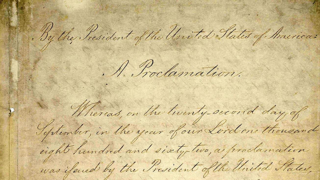 Emancipation Proclamation - Definition, Dates & Summary | HISTORY