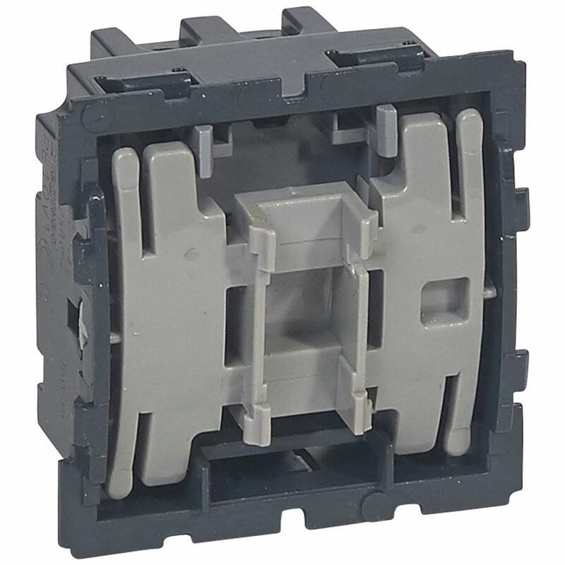 Permutateur Dooxie 10AX 250V - Finition alu - 600137 - Legrand