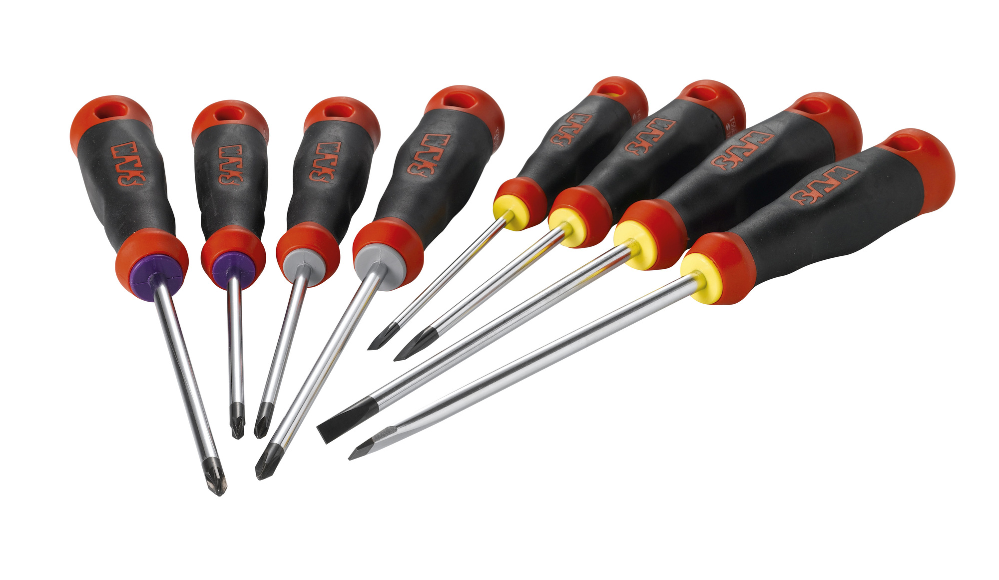 Facom JEU DE 10 TOURNEVIS PROTWIST LAME RONDE ET LAME HE