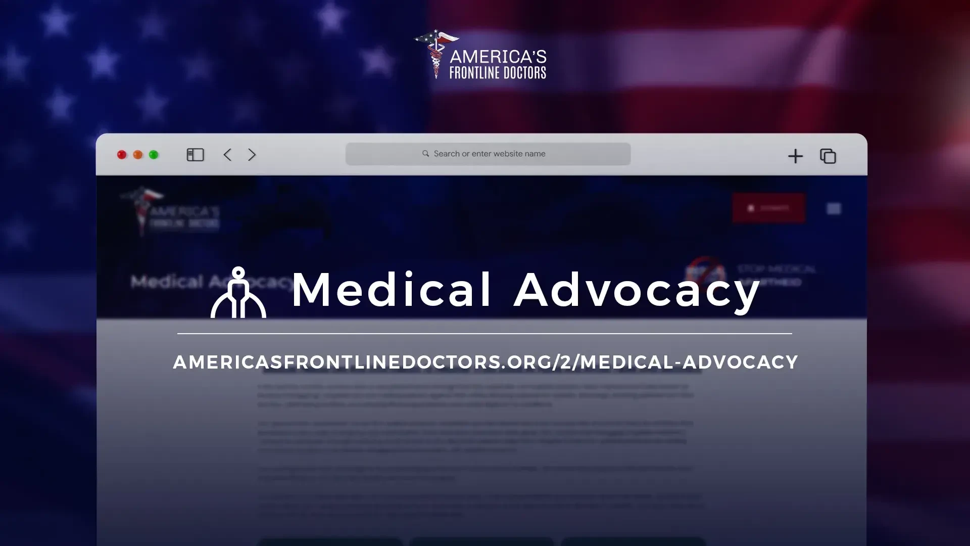 Medical Advocacy | America's Frontline Doctors