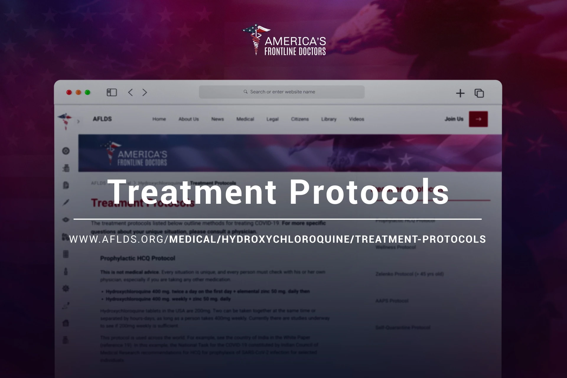 Treatment Protocols | America's Frontline Doctors