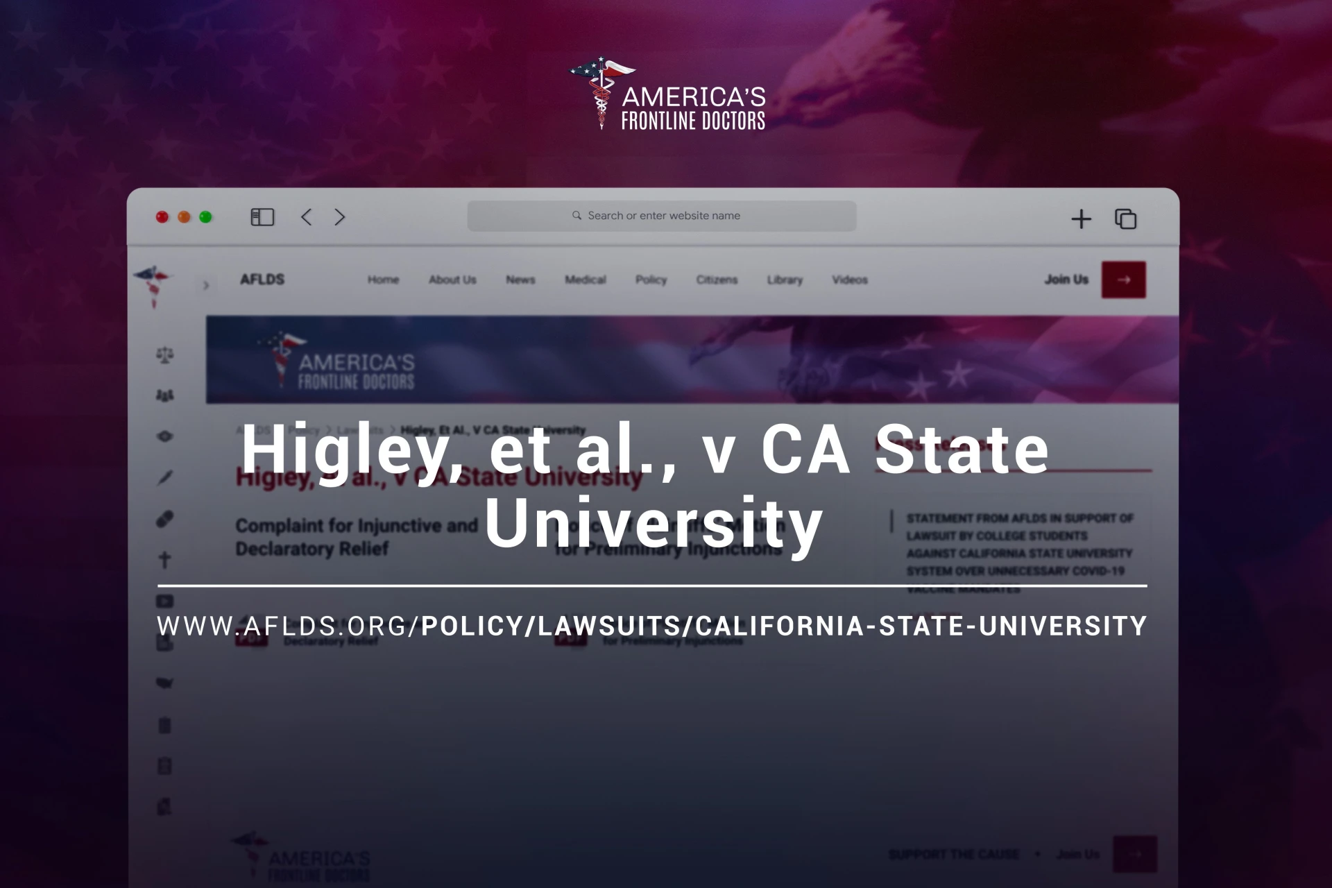 California State University | America's Frontline Doctors