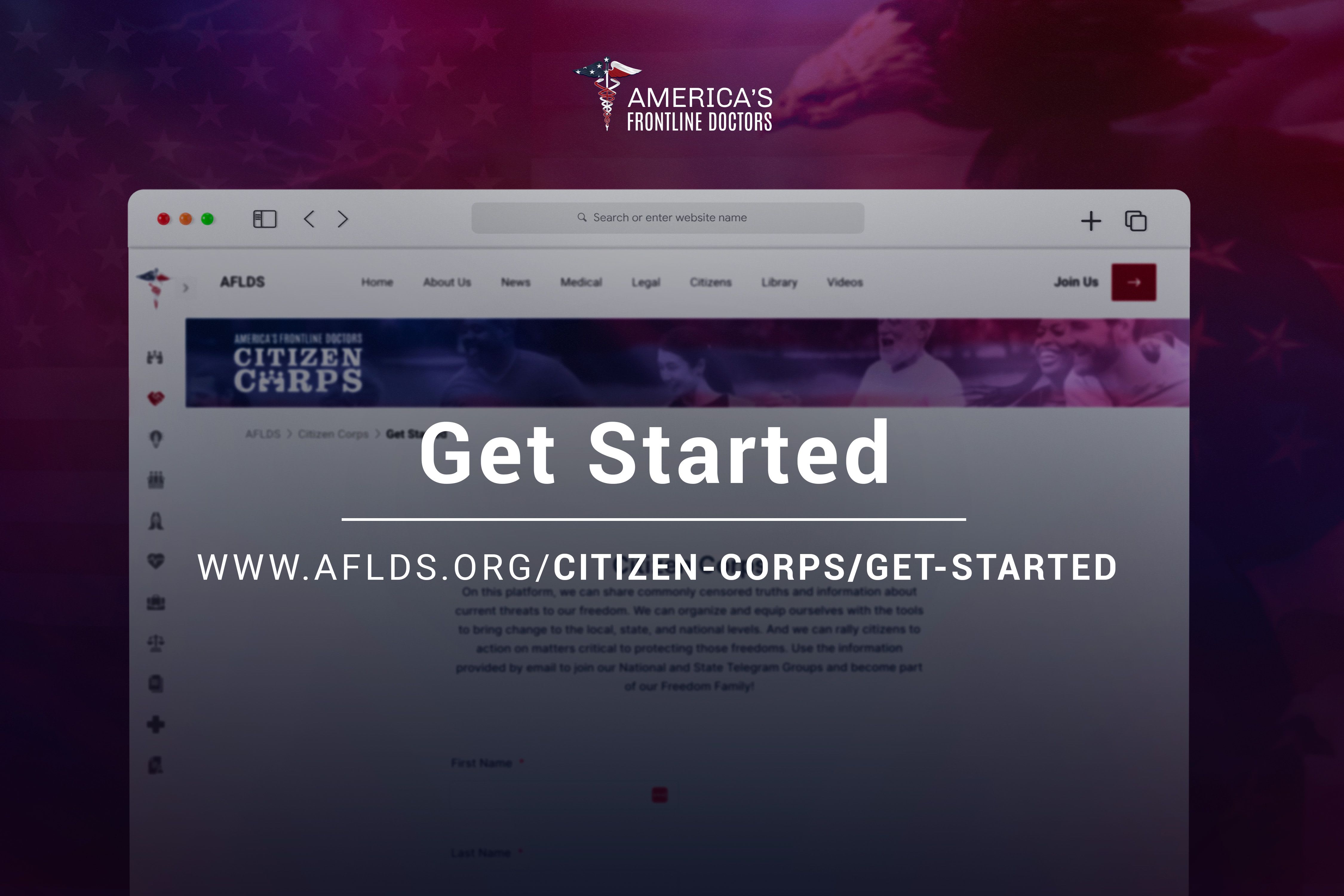 Get Started: Citizen Corps | America's Frontline Doctors