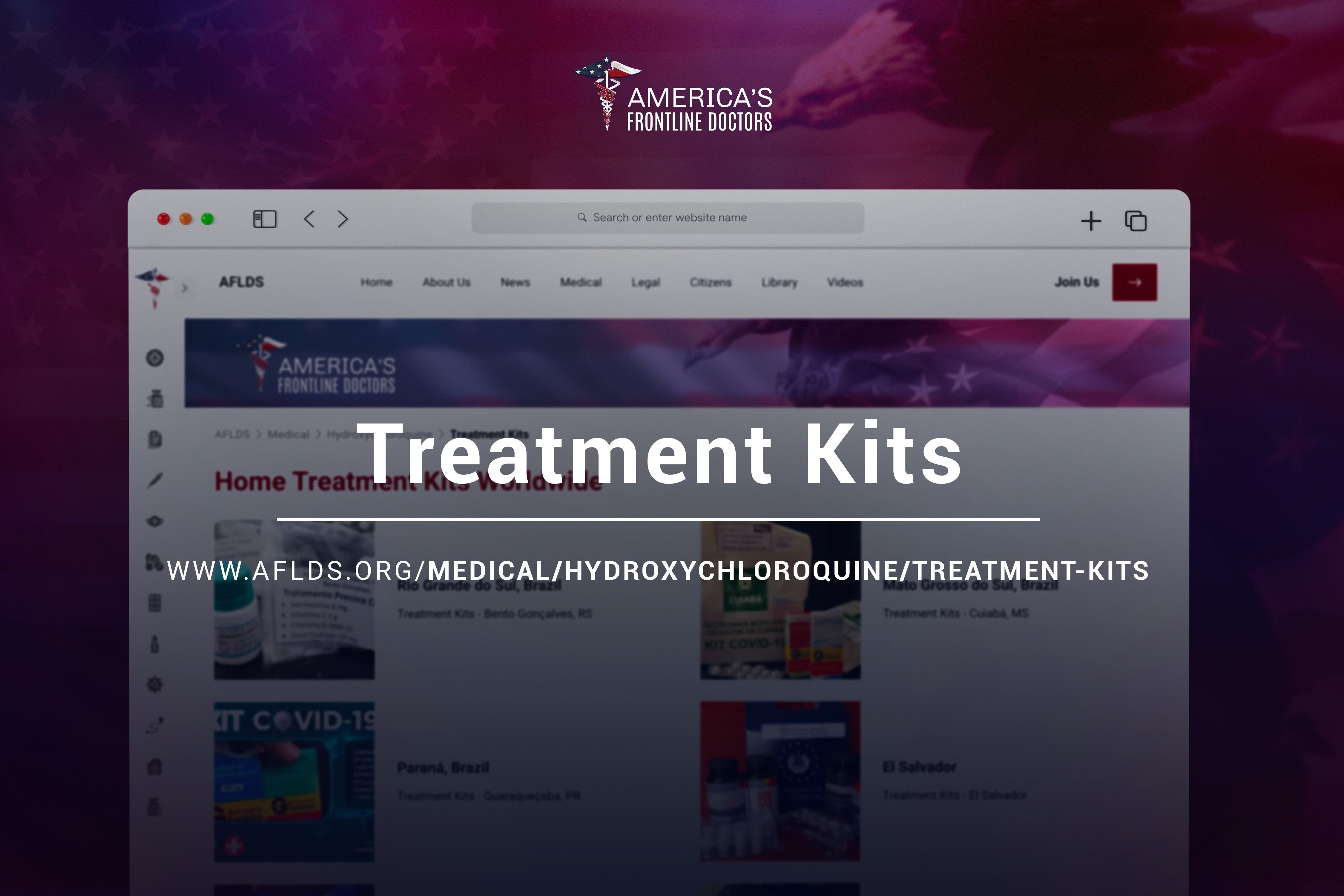 Treatment Kits Around The World | America's Frontline Doctors