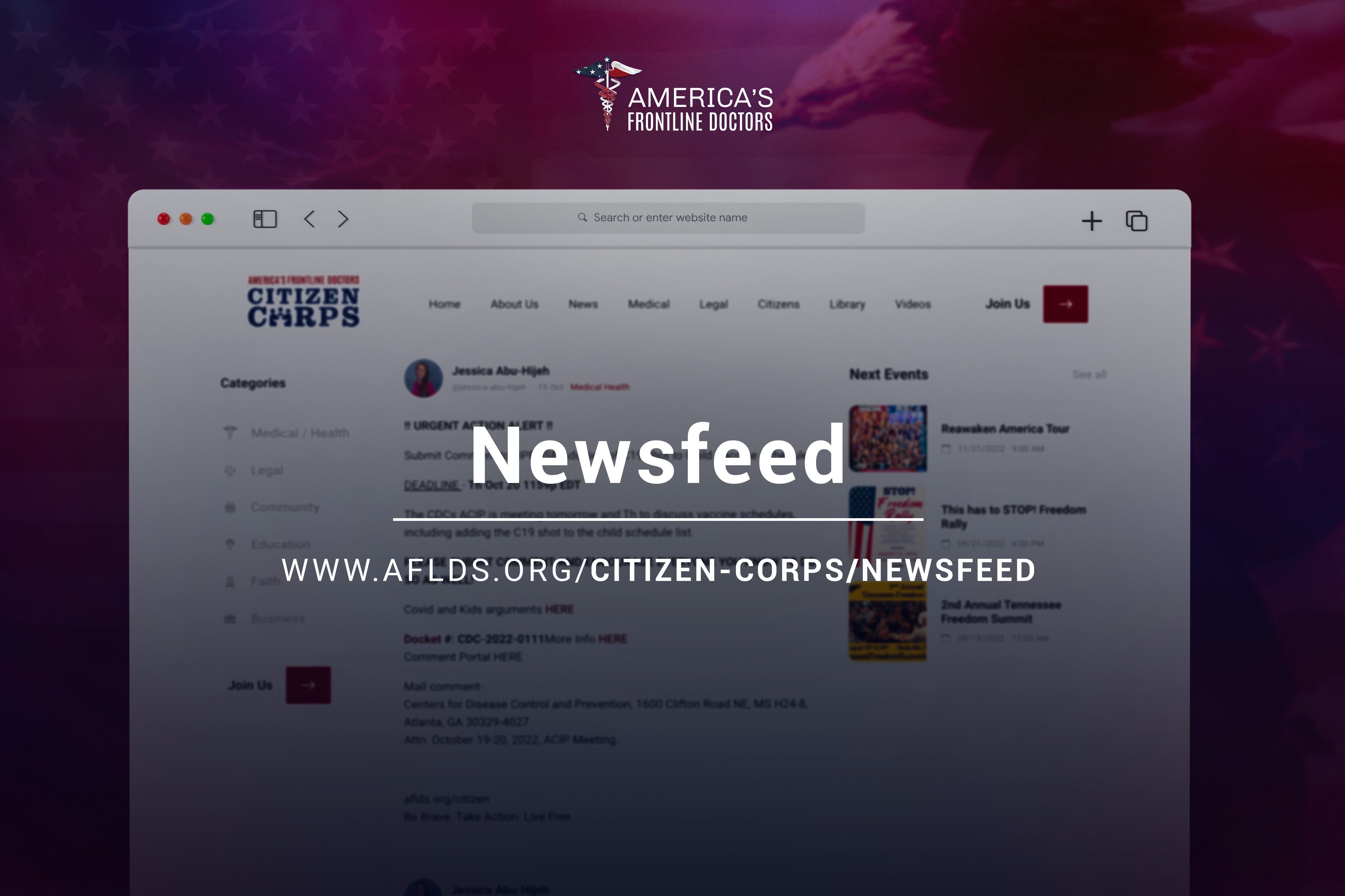 Newsfeed | America's Frontline Doctors