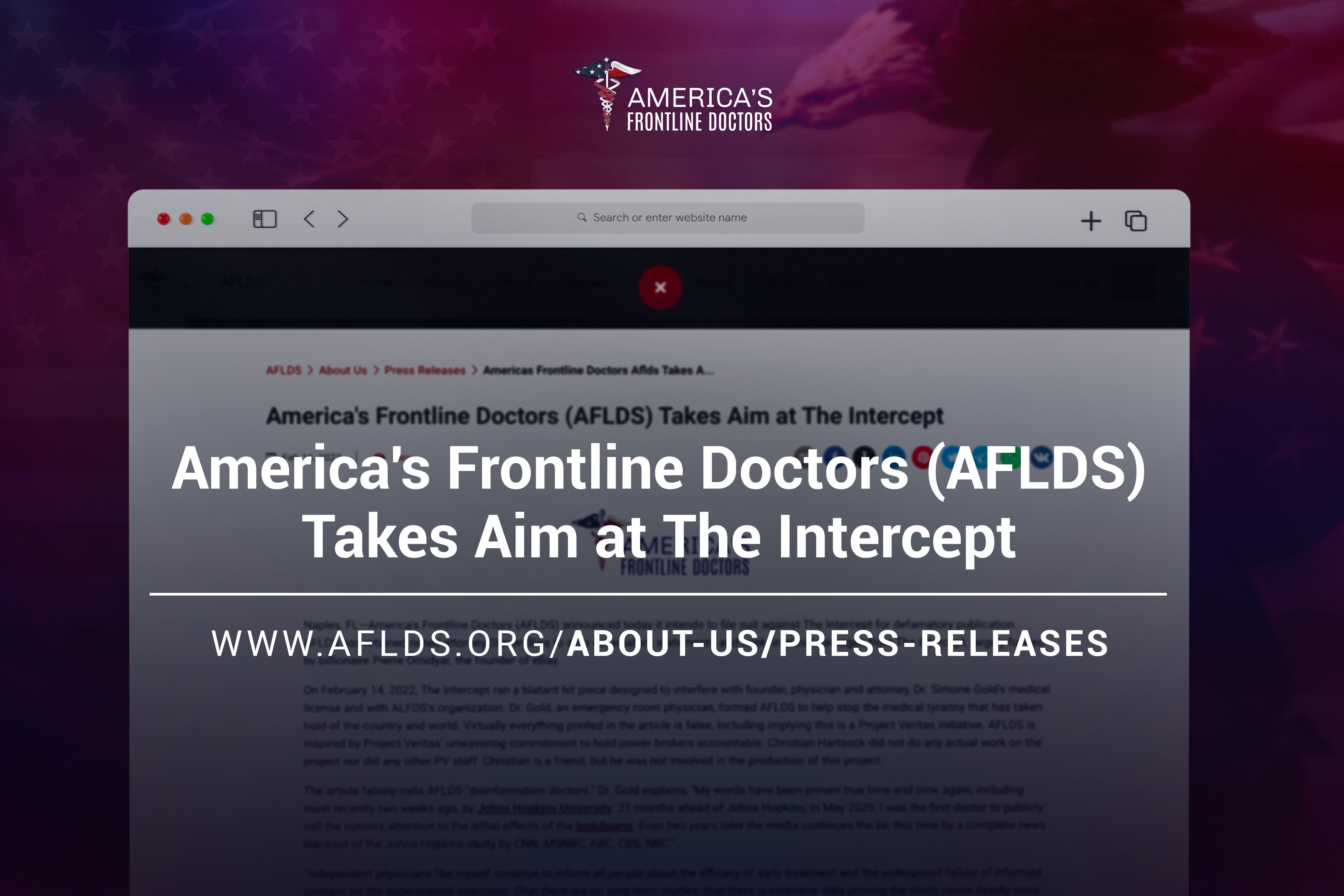 America's Frontline Doctors (AFLDS) Takes Aim at The Intercept ...