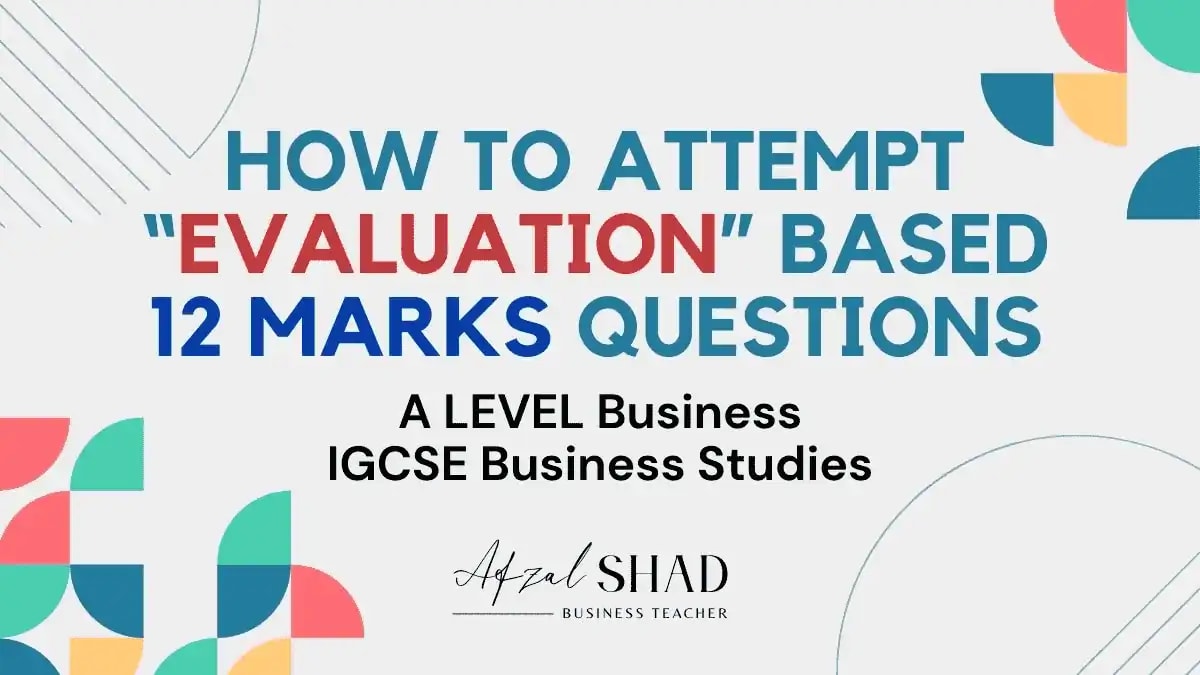 12 Marks Sample Answer - Easy Approach to A Level Business - AQA, Edexcel