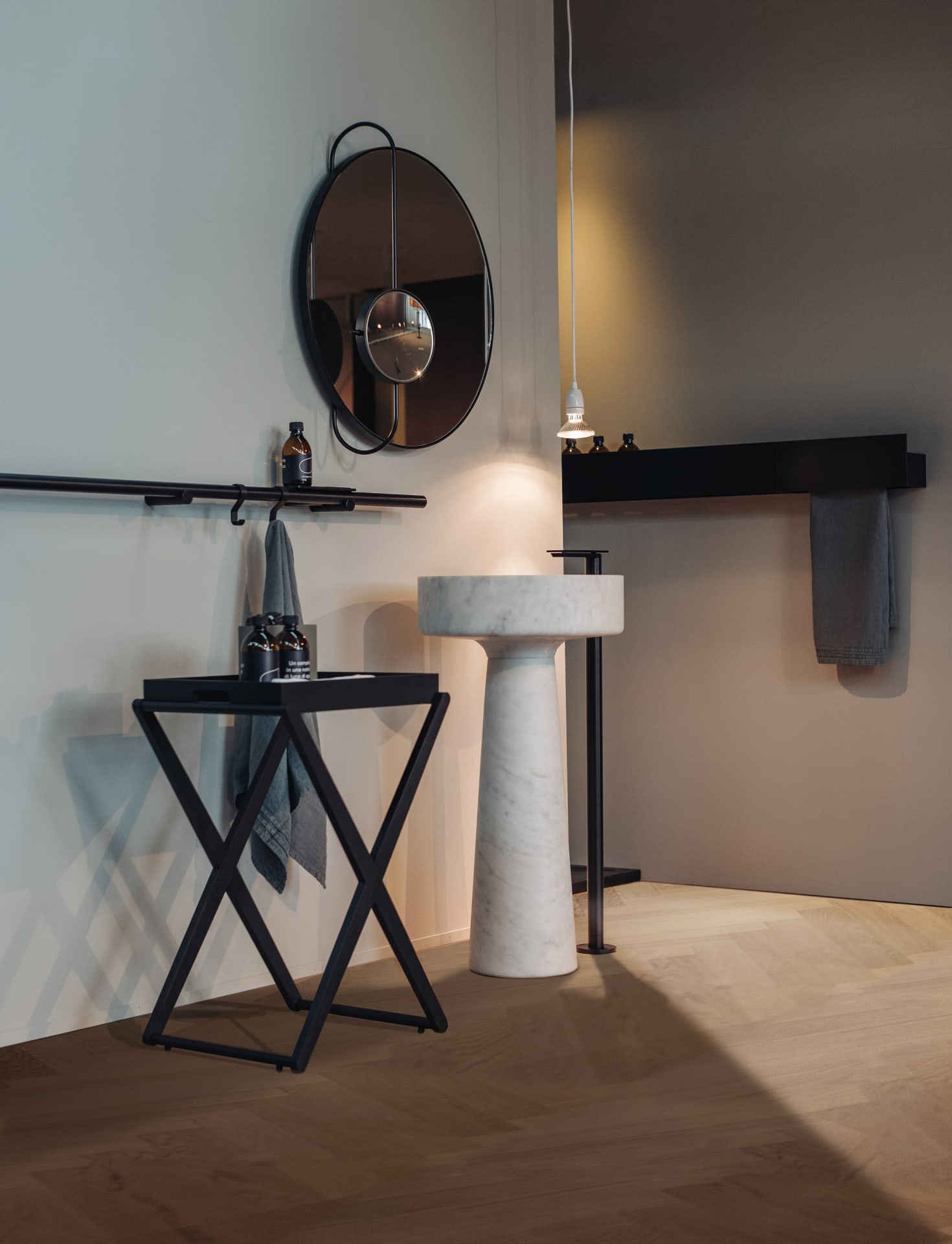 Revolving Moon | Designer Mirrors | Agape Bathrooms