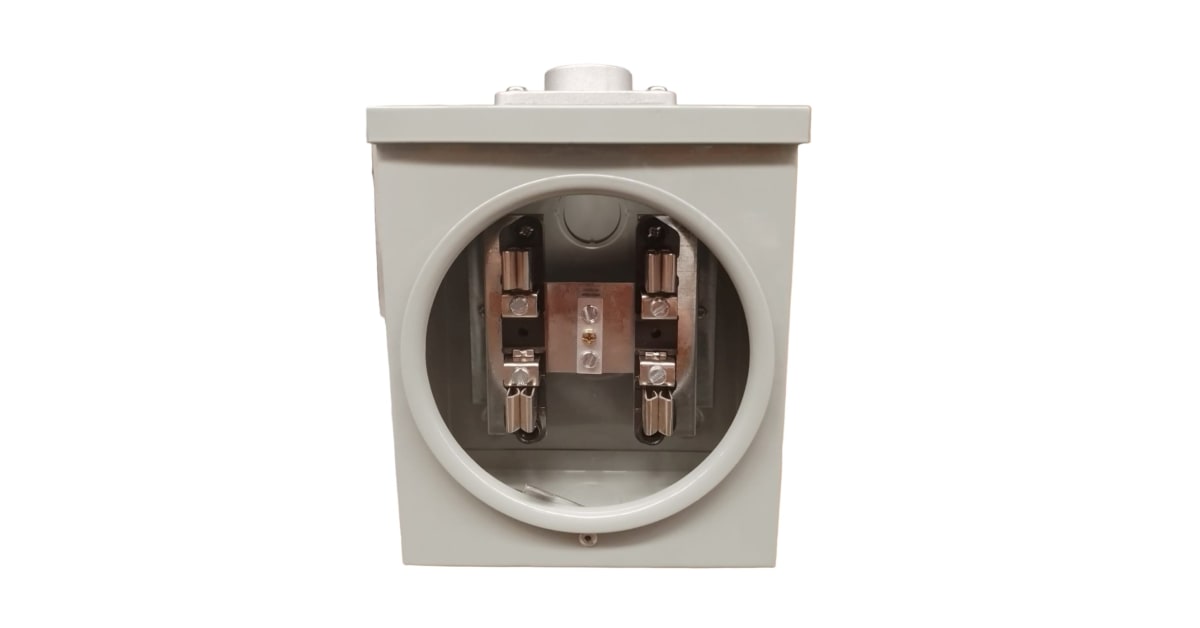 Base Contador Electricidad Cuadrada 100a Gtfp-100a/4j