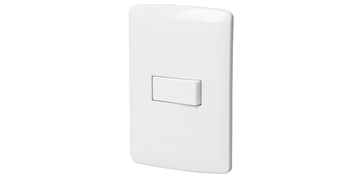 Switch Senc Con Placa Volteck Italiana Blanca 46459