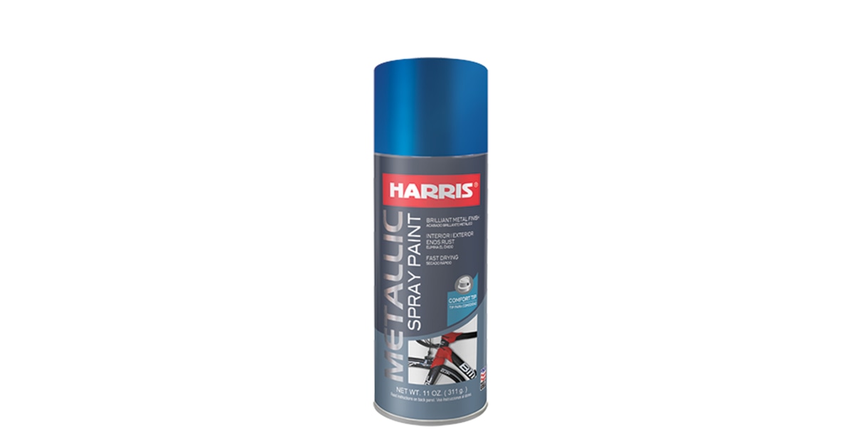 Pintura Spray Harris Azul Metalico Brillante 11oz 38577