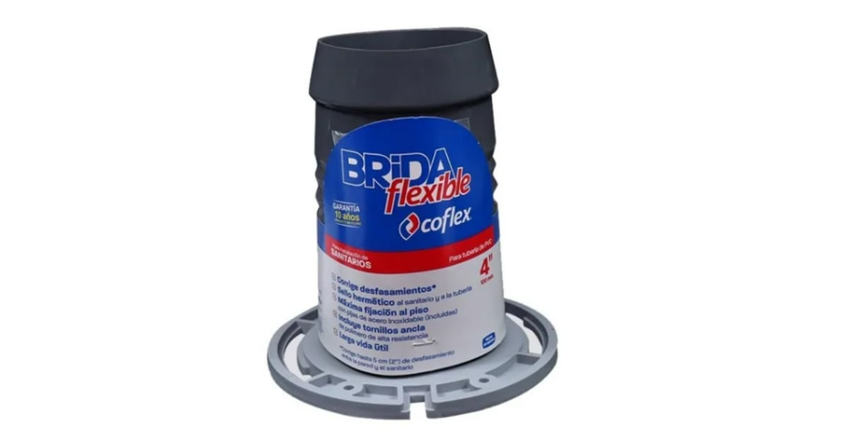 Brida Flexible Manga Larga 4 Para Sanitario Coflex
