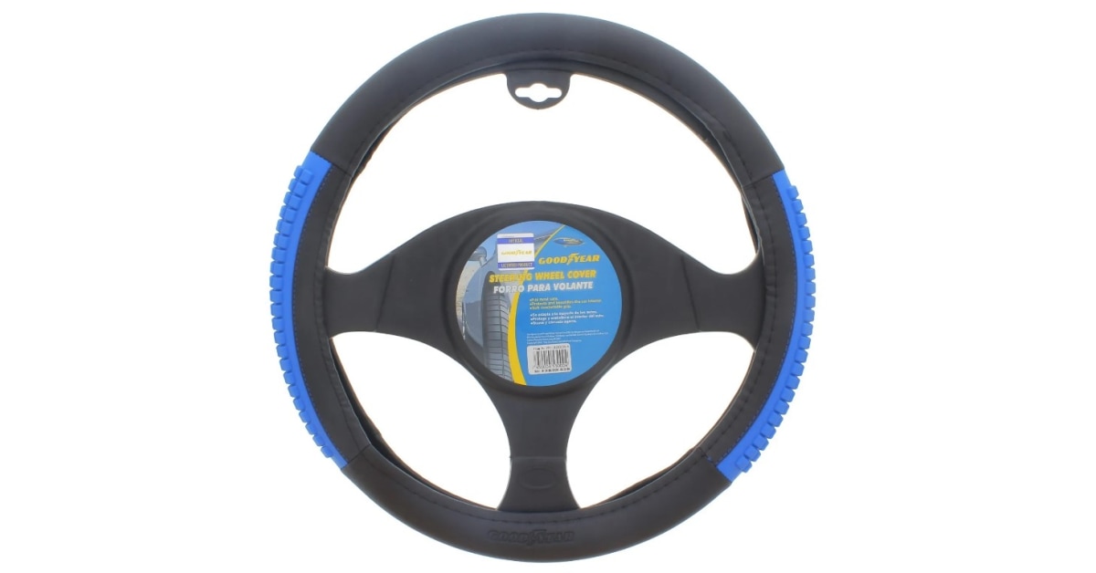Forro Para Timon Negro/Azul Goodyear 991-Jx2030254